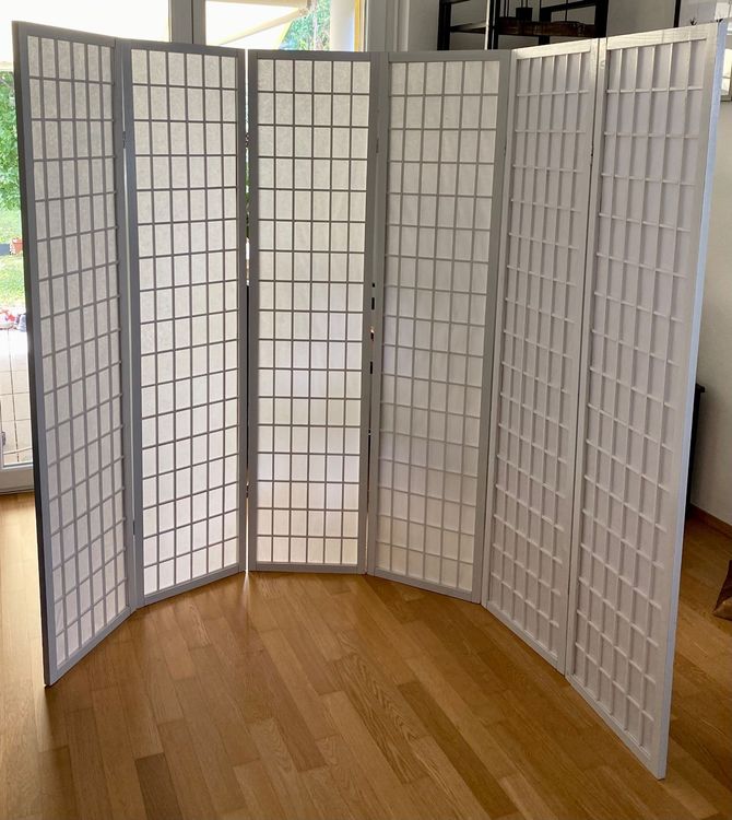 Paravent weiss (Gebraucht) in für CHF 24 – nur Abholung auf Ricardo kaufen