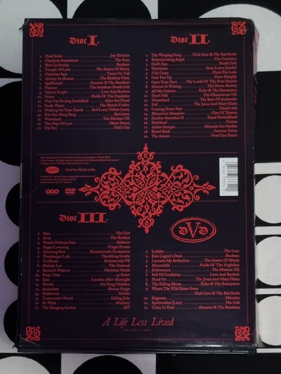 * 3 CDBox / 1 DVD * VARIOUS * a life less lived the gothic.. (Gebraucht) in Gerlafingen für CHF ...