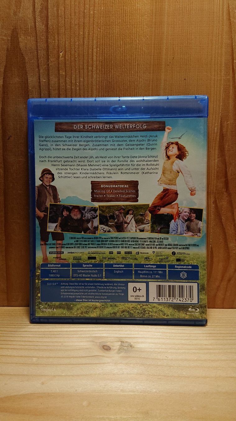 HEIDI Blu-Ray Mundart Version (Gebraucht) in Wilderswil für CHF 4.9 ...
