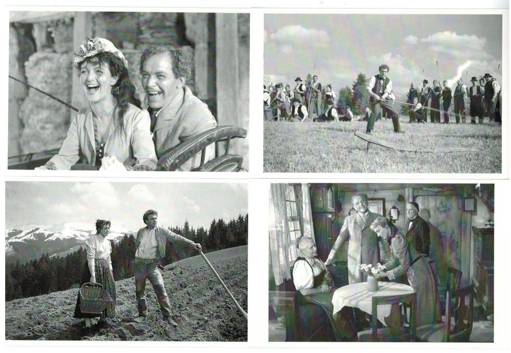 4 AK aus dem Film "Uli der Knecht" von Franz Schnyder 1954 (Gebraucht ...