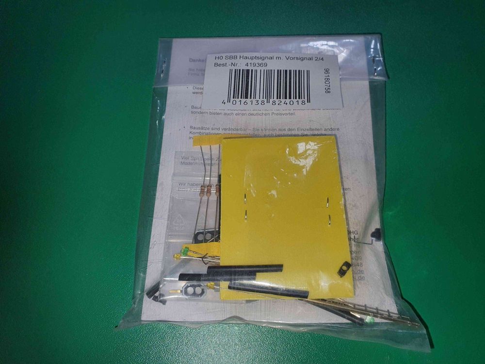 Schneider H0 Signal Bausatz HS 2 LP + VS 2202B (Neu und ...