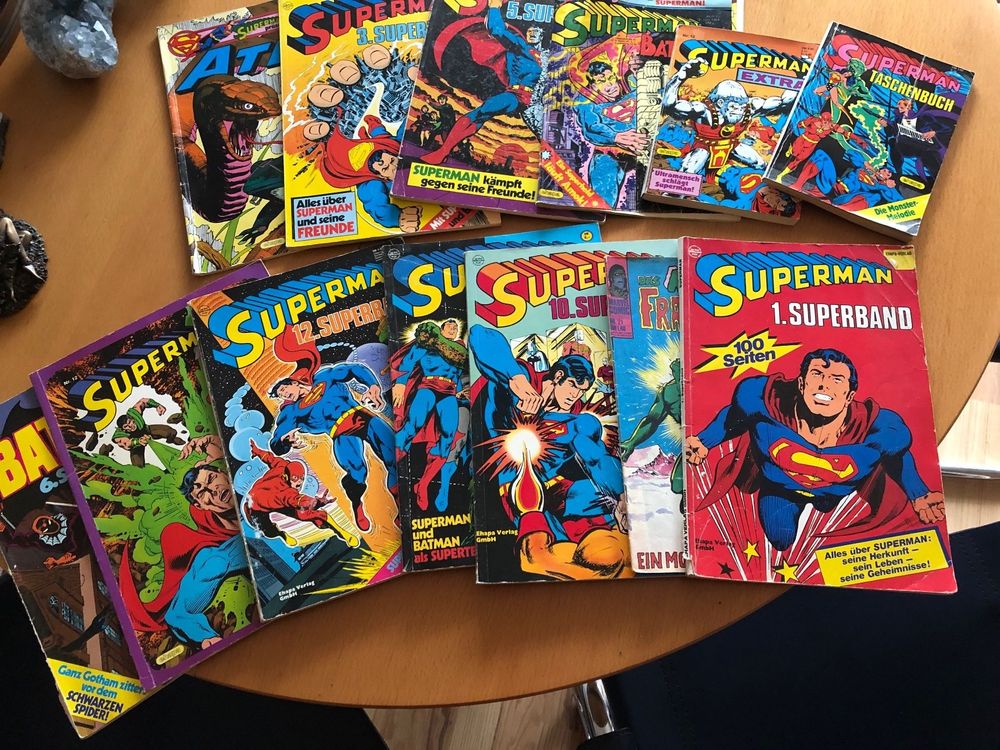 13 Comics darunter 8 Superbände gebraucht, vintage (Gebraucht) in ...