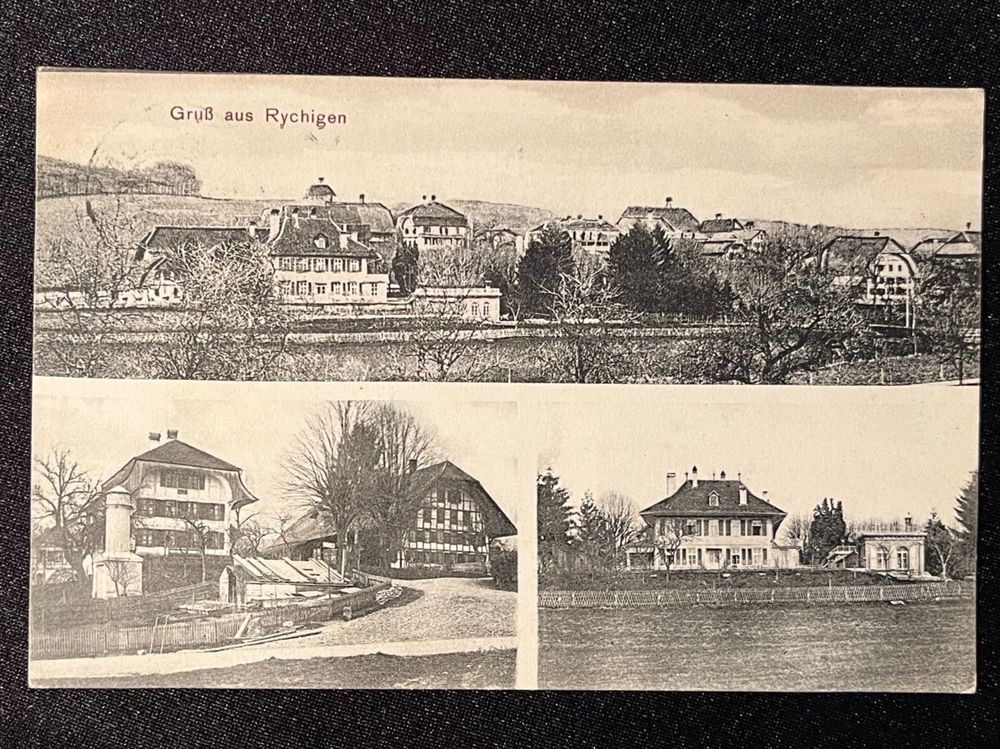 Alte Postkarte Gruss aus Rychigen | Kaufen auf Ricardo