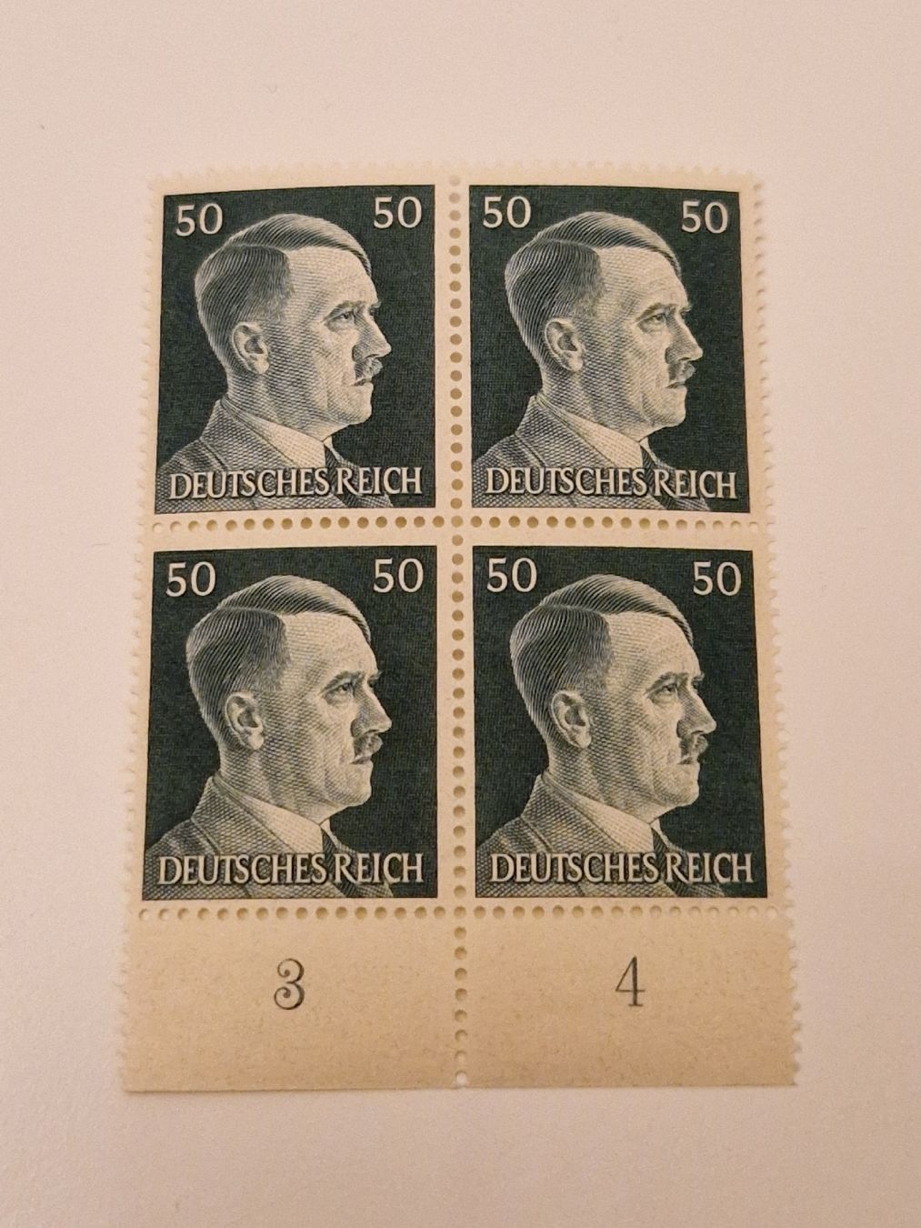 DR Adolf Hitler postfrisch ** Viererblock (Neu (gemäss Beschreibung ...