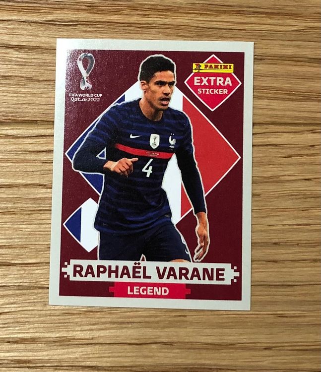 PANINI WM 2022: Extra Sticker Raphael Varane | Kaufen auf Ricardo