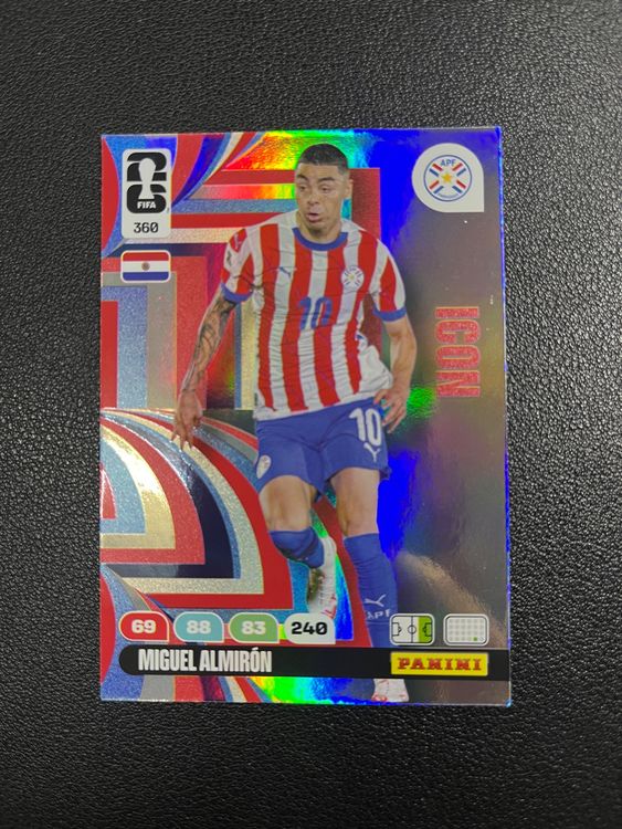 Panini FIFA World Cup 2026 Miguel Almiron 360 (Neu (gemäss Beschreibung ...