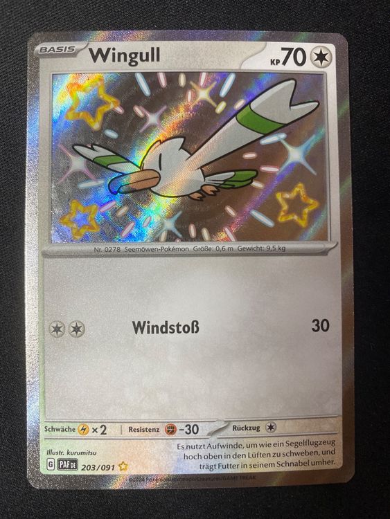 Shiny Wingull 203 - Paldean Fates - DE | Kaufen auf Ricardo