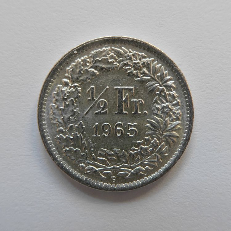 50 Rappen 1965 Silber (Gebraucht) in Wil AG für CHF 1 – mit Lieferung ...
