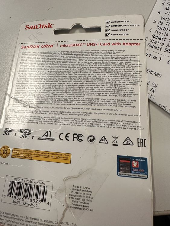 Scan Disk Micro SDXC 256gb | Kaufen auf Ricardo