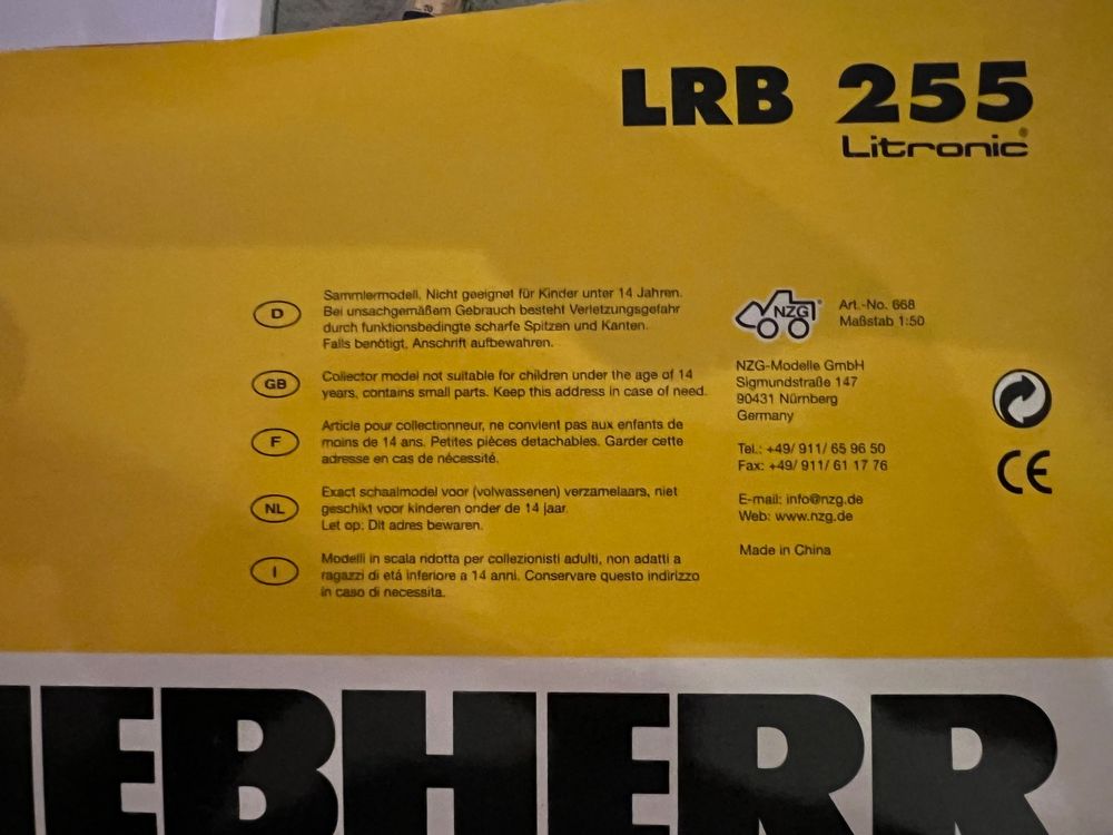 Liebherr Ramme LRB 255 1:50 | Kaufen auf Ricardo