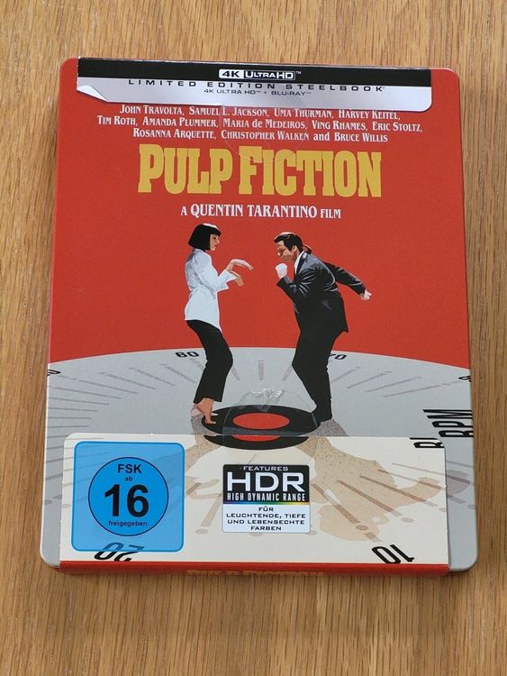 Steelbook 4K + Blu-ray Pulp Fiction Limited NEU (Neu und originalverpackt) in Bremen für CHF 59 ...