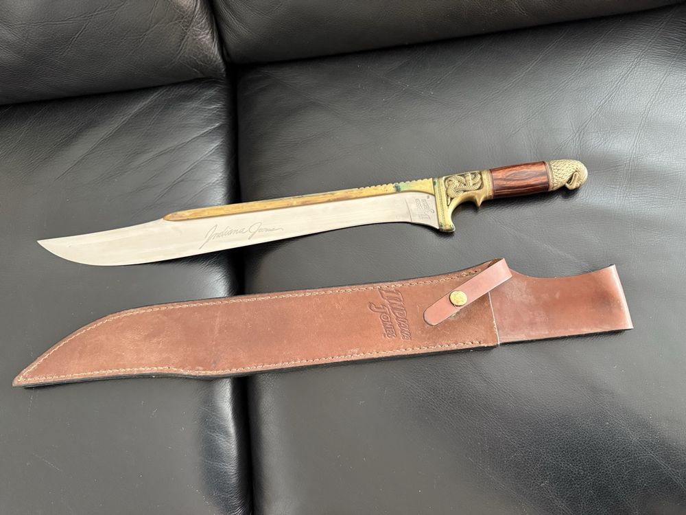 Indiana Jones Machete Buschmesser Jagdmesser Schwert Säbel (Neu (gemäss ...