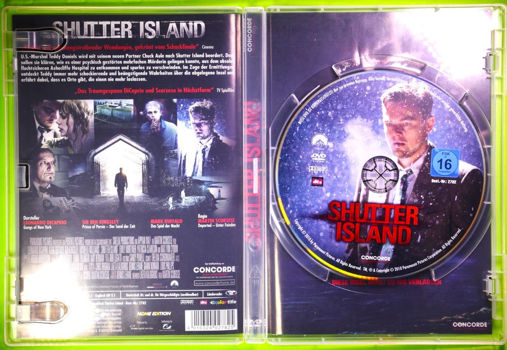 SHUTTER ISLAND / LEONARDO DiCAPRIO / HORROR-DRAMA ! (Neu (gemäss Beschreibung)) in Luzern für ...