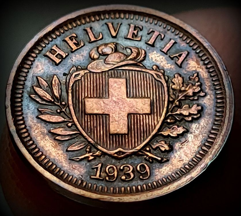 SCHWEIZ 1 RAPPEN 1939 *SEHR RAR* | Kaufen auf Ricardo