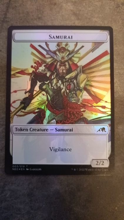 Goblin Shaman Token (R 2/2) // Samurai Token (W 2/2) Foil (Gebraucht ...