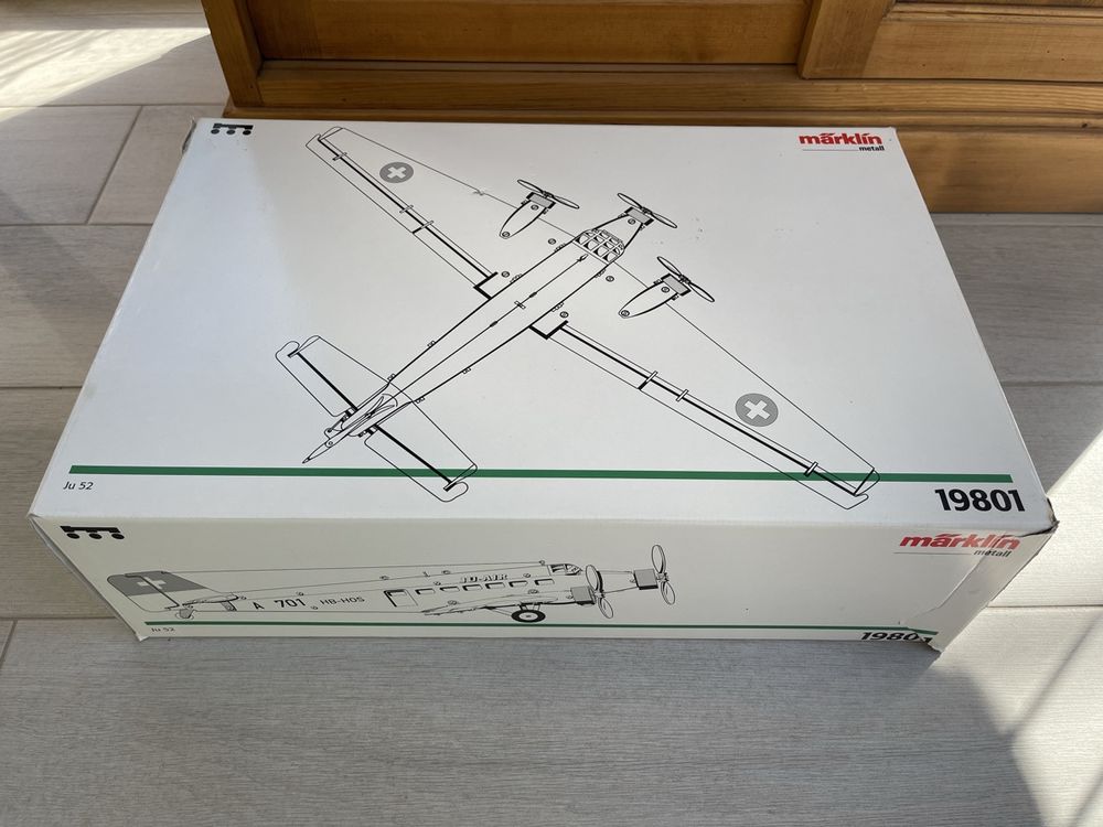 Avion métal JU52 Märklin \ NEUF \ Complet (Neu (gemäss Beschreibung ...