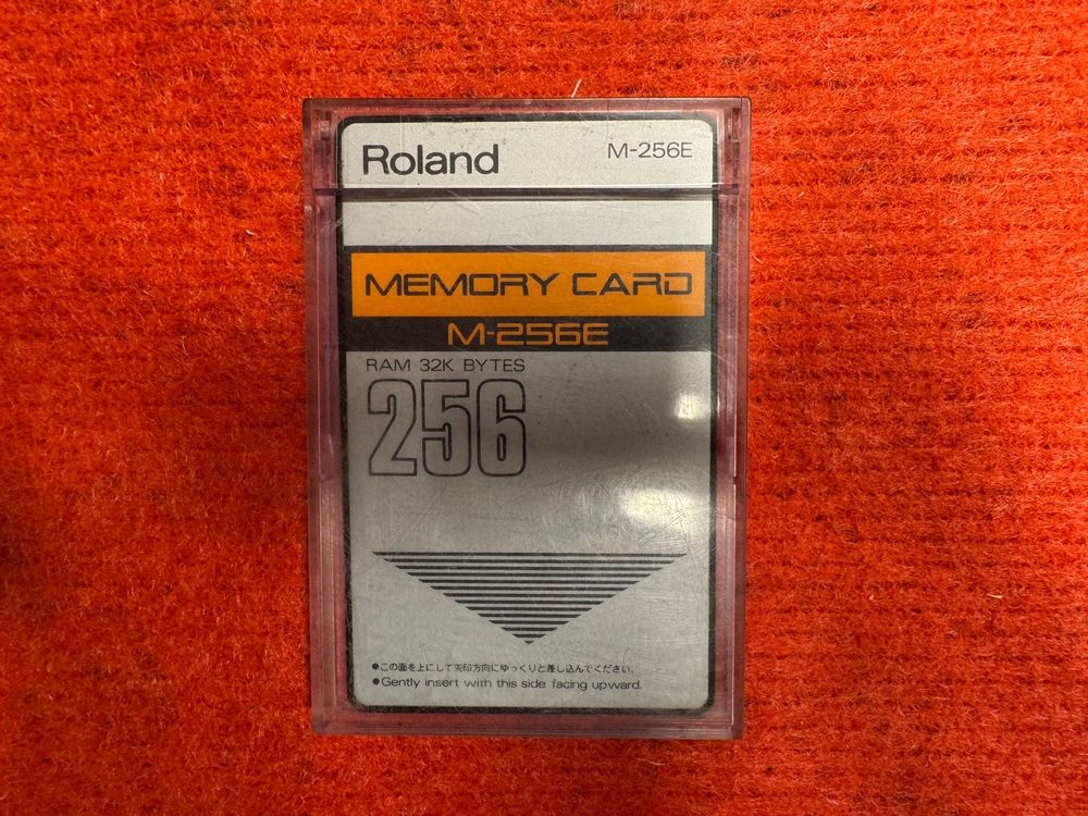 Roland Memory Card M-256E M-256D Ram 32K Bites | Kaufen auf Ricardo