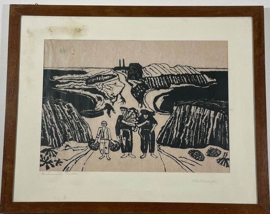 Rudolf Maeglin (1892-1971) Holzschnitt Handsigniert | Kaufen auf Ricardo