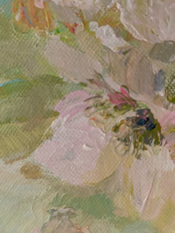 Acrylbild: Blütenzauber auf Leinwand (Neu und originalverpackt) in Zürich für CHF 300 – nur ...