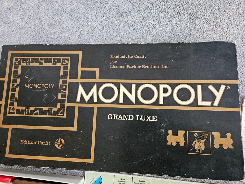 Monopoly Grand Luxe Edition Carlit - Vintage Rarität! (Gebraucht) in ...