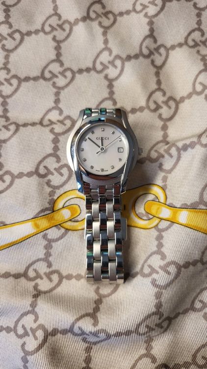 Gucci Uhr Perlmutt und Diamanten NP 1600.- (Neu (gemäss Beschreibung)) in Safnern für CHF 152 ...