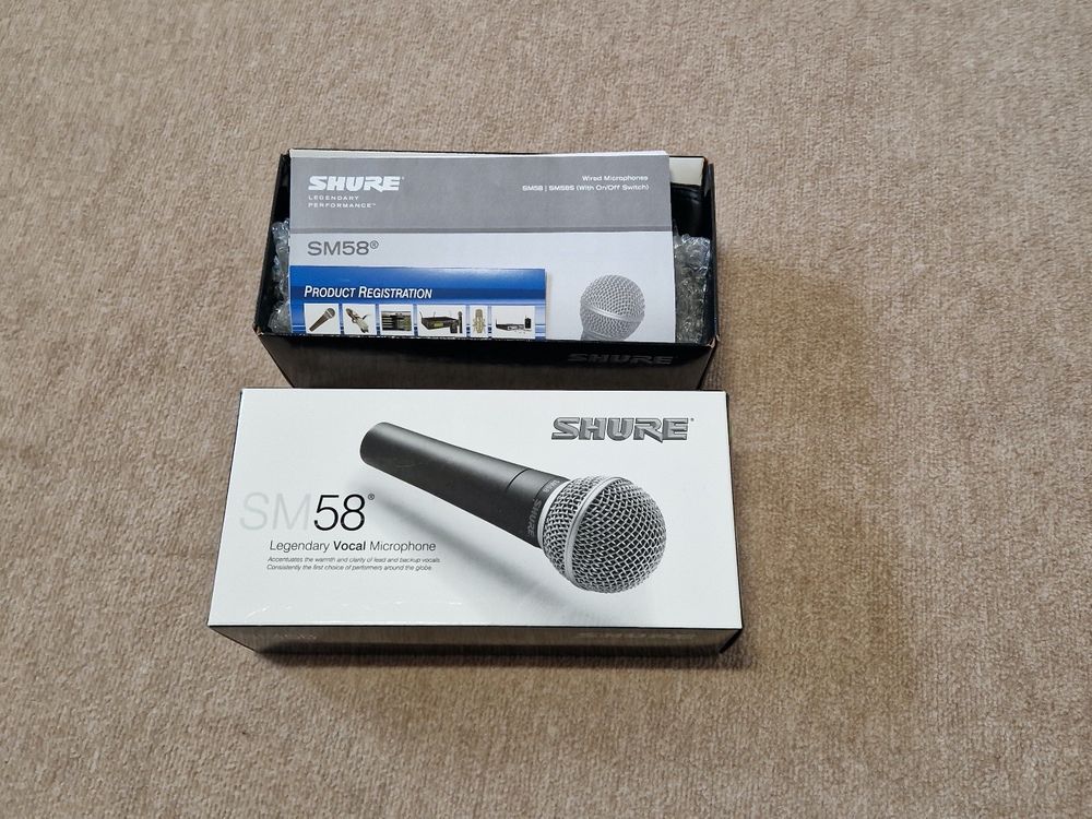 SHURE SM58 Gesangsmikrofon (neu) | Kaufen auf Ricardo