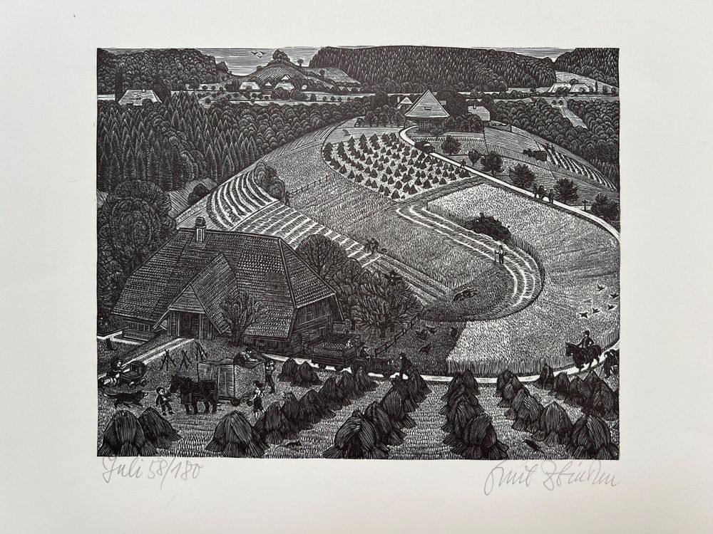 Emil Zbinden, handsigniert, nummeriert (Gebraucht) in Rain für CHF 89 – mit Lieferung auf ...