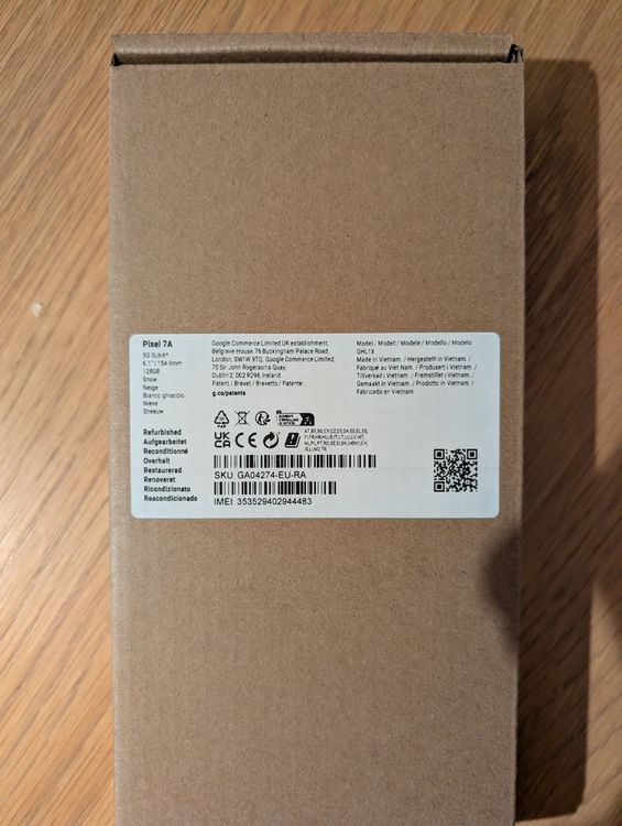 Google Pixel 7A Refurbished (Neu (gemäss Beschreibung)) in Zürich für ...