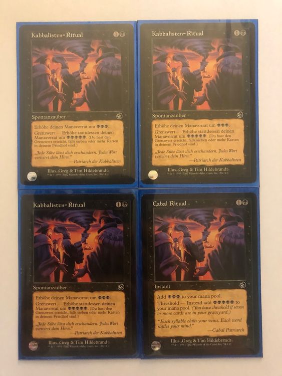 Magic the Gathering - 4x Cabal Ritual (Gebraucht) in Basel für CHF 14.9 ...