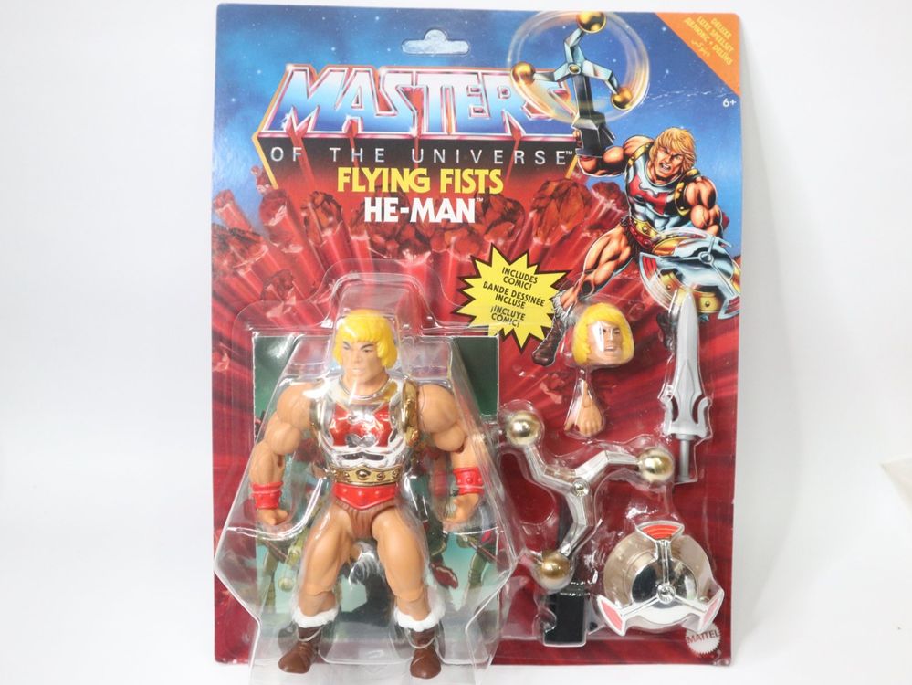 MOTU He-Man Flying Fists Masters of The Universe He Man (Neu und ...