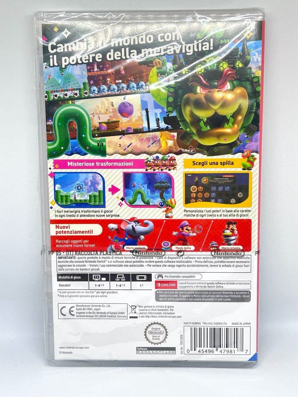(Sealed) Super Mario Bros. Wonder - Nintendo Switch (Neu und ...