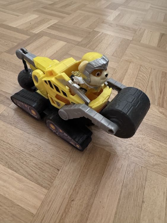 Paw Patrol Rubble Bau-Bulldozer mit Licht + Sound (Gebraucht) in St ...