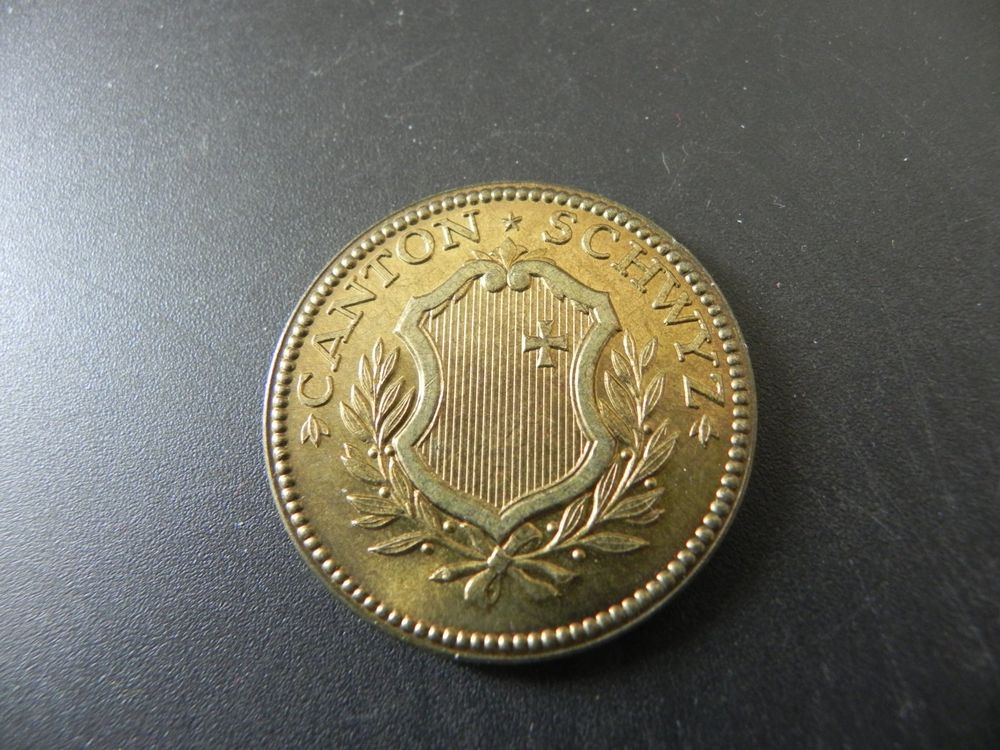 Medaille Schwyz 100 Batzen 1991 - 700 Jahre Schweiz (Gebraucht) in Biel ...