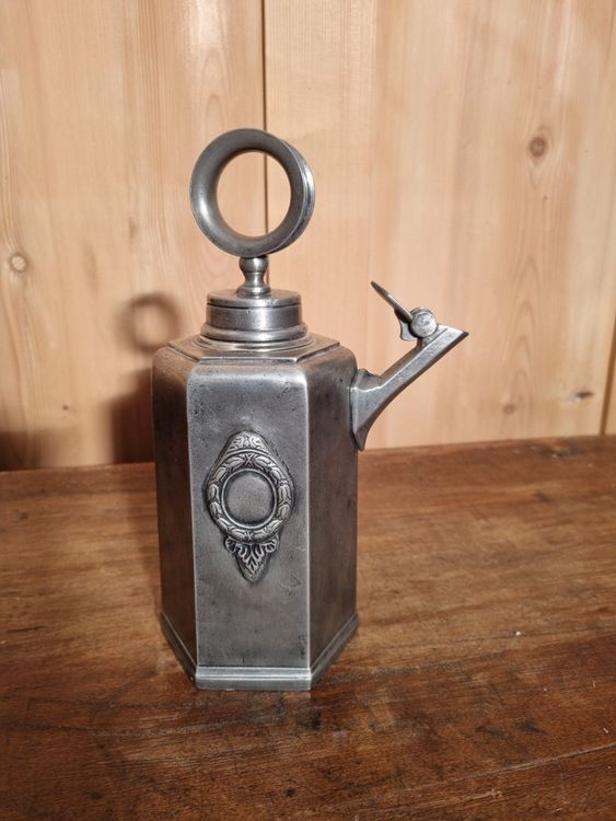 alte Zinnkanne schön, sechseckige (Gebraucht) in Fürstenaubruck für CHF 20 – nur Abholung auf ...