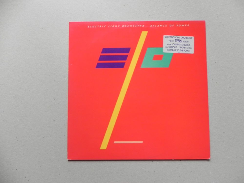 LP Rock ELO Electric Light Orchestra 1986 Balance of Power | Kaufen auf ...