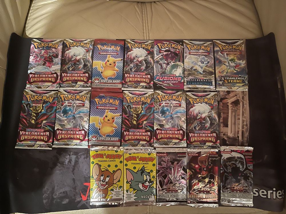 Div. Trading Card Game Booster (Pokemon, Yugioh, Tom&Jerry) (Neu und ...