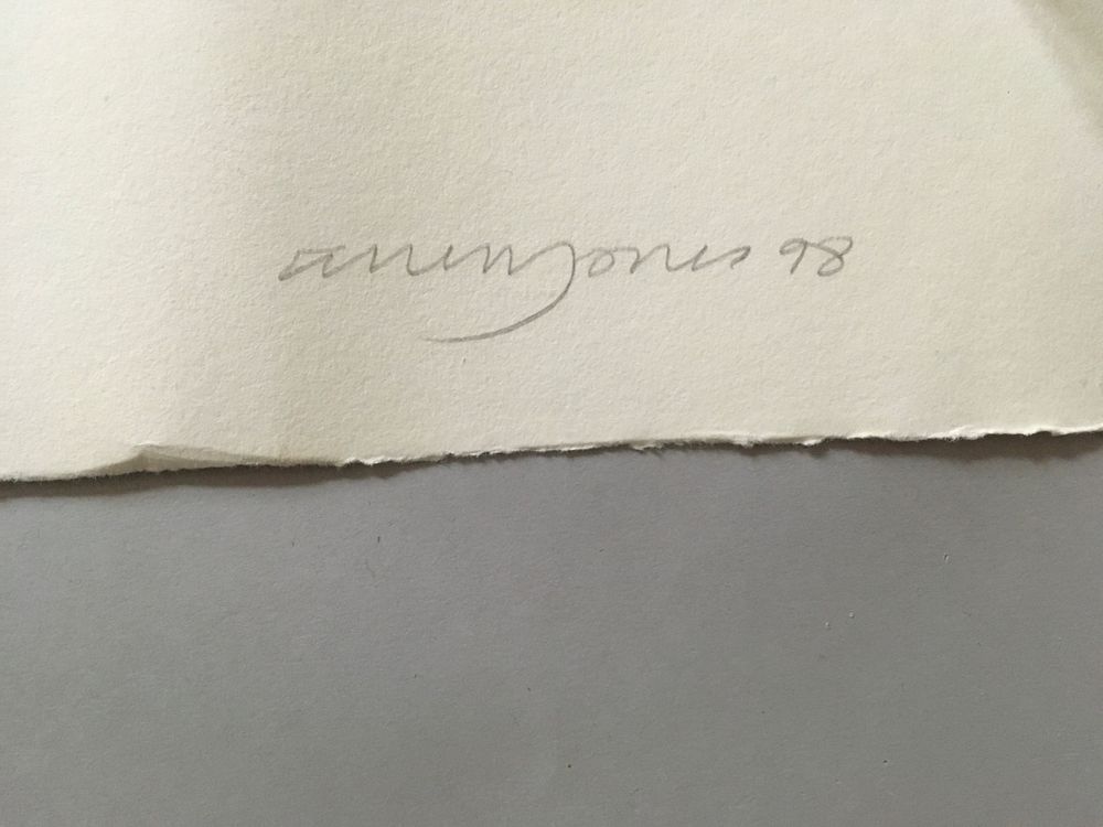 🟡ORIGINAL DESIGN Allen JONES Signatur 98/150 schwarzweiss (Gebraucht ...