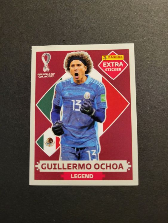 Panini WM 2022 Team Mexico Guillermo Ochoa Extra Sticker | Acheter sur Ricardo