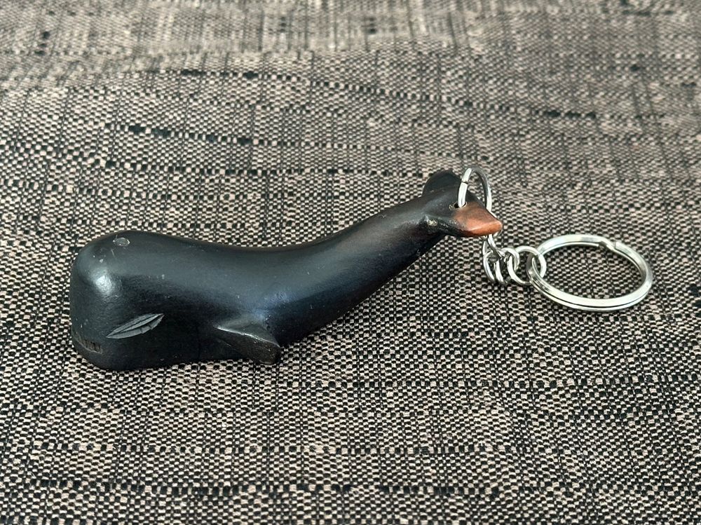 Vintage Schlüsselanhänger „Der Wal“ Holz | Kaufen auf Ricardo