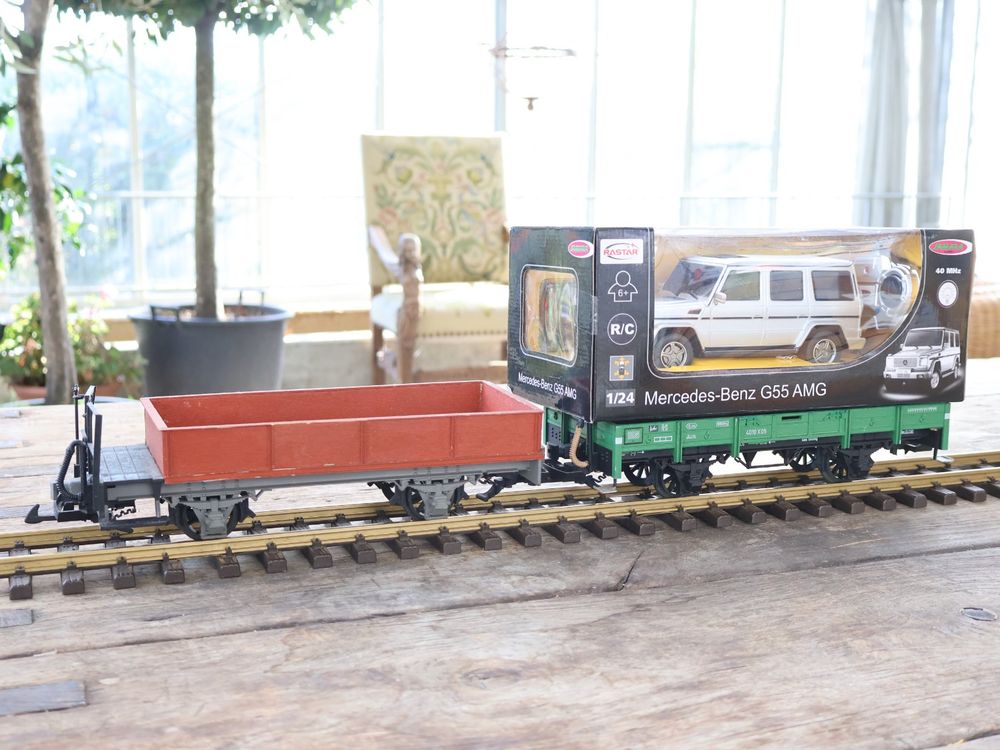 LGB 2 x Wagen + RC Modellauto Neu - Mercedes G Klasse (Gebraucht) in ...