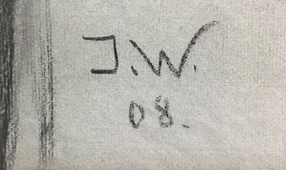 Johannes WEBER (1871-1949) Grosse Männlicher Akt Zeichnung (Gebraucht) in Root für CHF 40 – mit ...