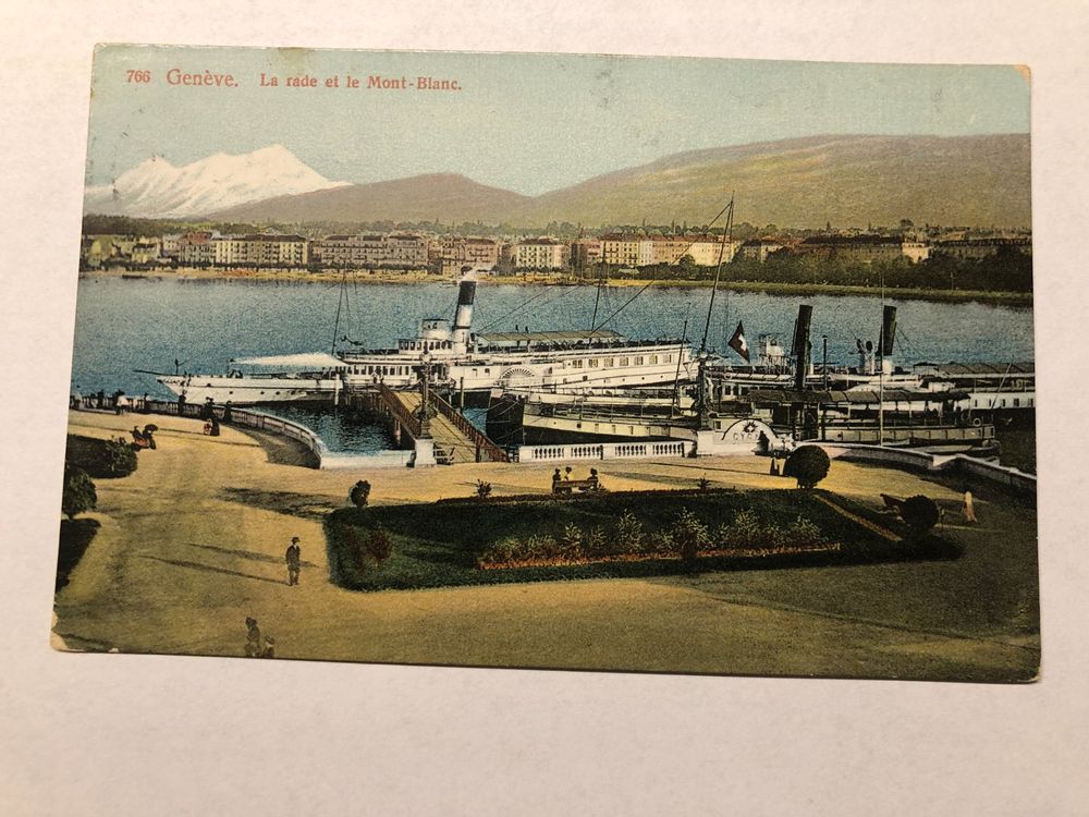 Geneve La rade et le Mont - Blanc 1911 (Gebraucht) in Pfäffikon ZH für CHF 5 – mit Lieferung auf ...
