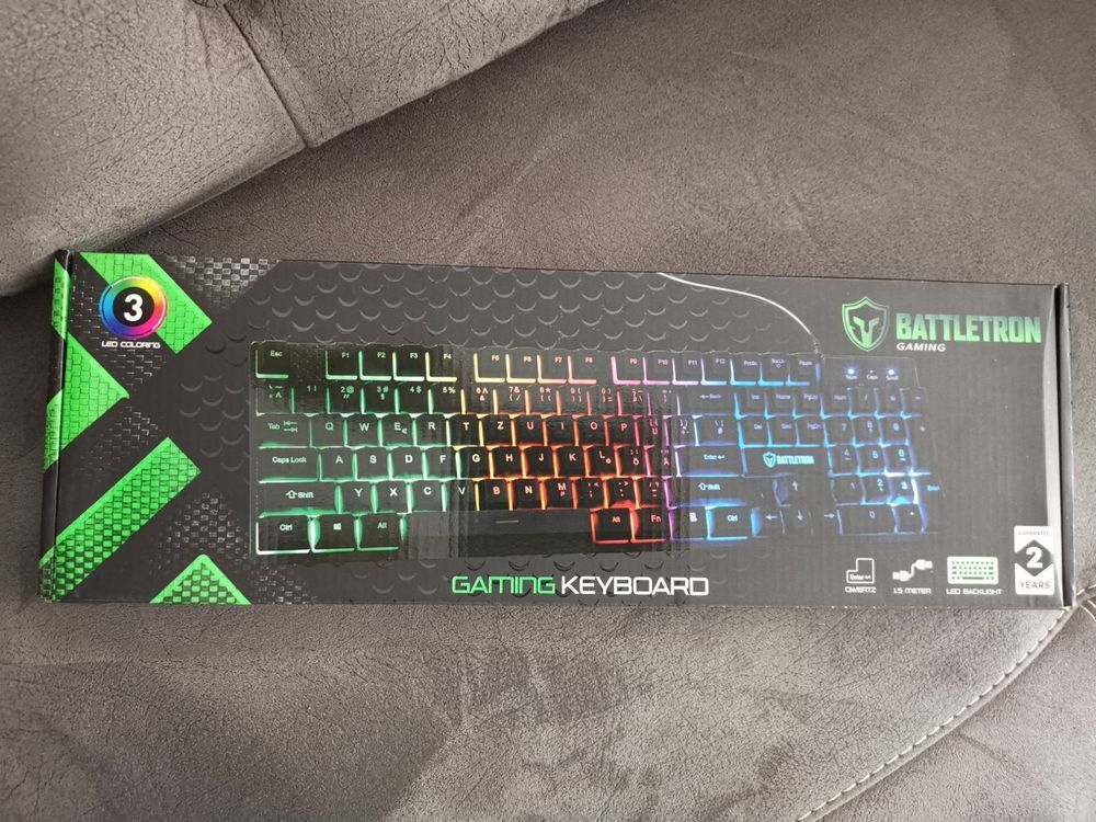BATTLETRON, LED TASTATUR, GAMING KEYBOARD (Neu und originalverpackt) in ...