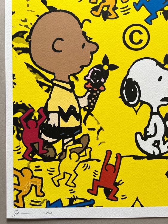 DEATH NYC « Snoopy, Charlie & Keith Haring » (Neu (gemäss Beschreibung ...