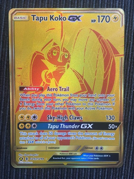 Pokemon Tapu Koko GX Shiny Hidden Fates (Neu (gemäss Beschreibung)) in ...