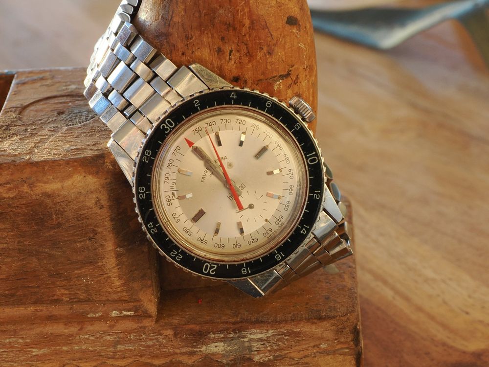 Vintage Favre-Leuba Bivouac – First Mechanical Altimeter (Gebraucht) in ...