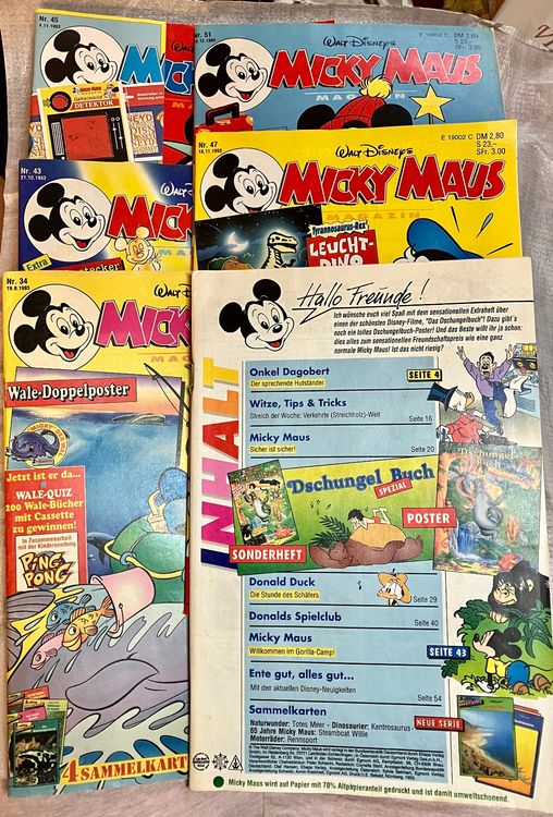 6 MICKEY MOUSE MAGAZINE | Kaufen auf Ricardo
