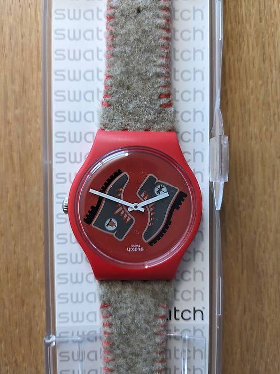 Seltene SWATCH Uhr Randonneur Modell SUOR708 neu ungetragen | Kaufen ...