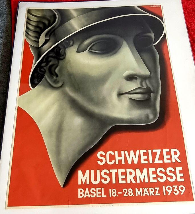 Original-Plakat "Schweizer Mustermesse Basel 1939" (Gebraucht) in ...
