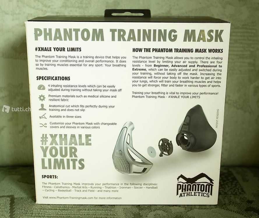 Phantom Training Mask (Neu und originalverpackt) in Zollikofen für CHF ...